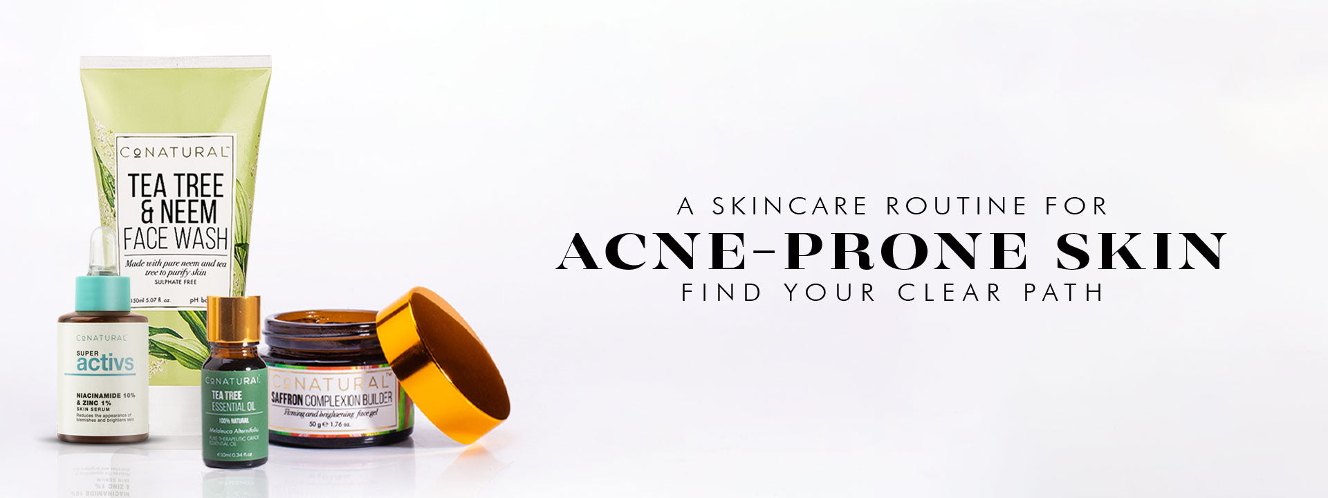 A Skincare Routine for Acne-Prone Skin: Find Your Clear Path – Conatural